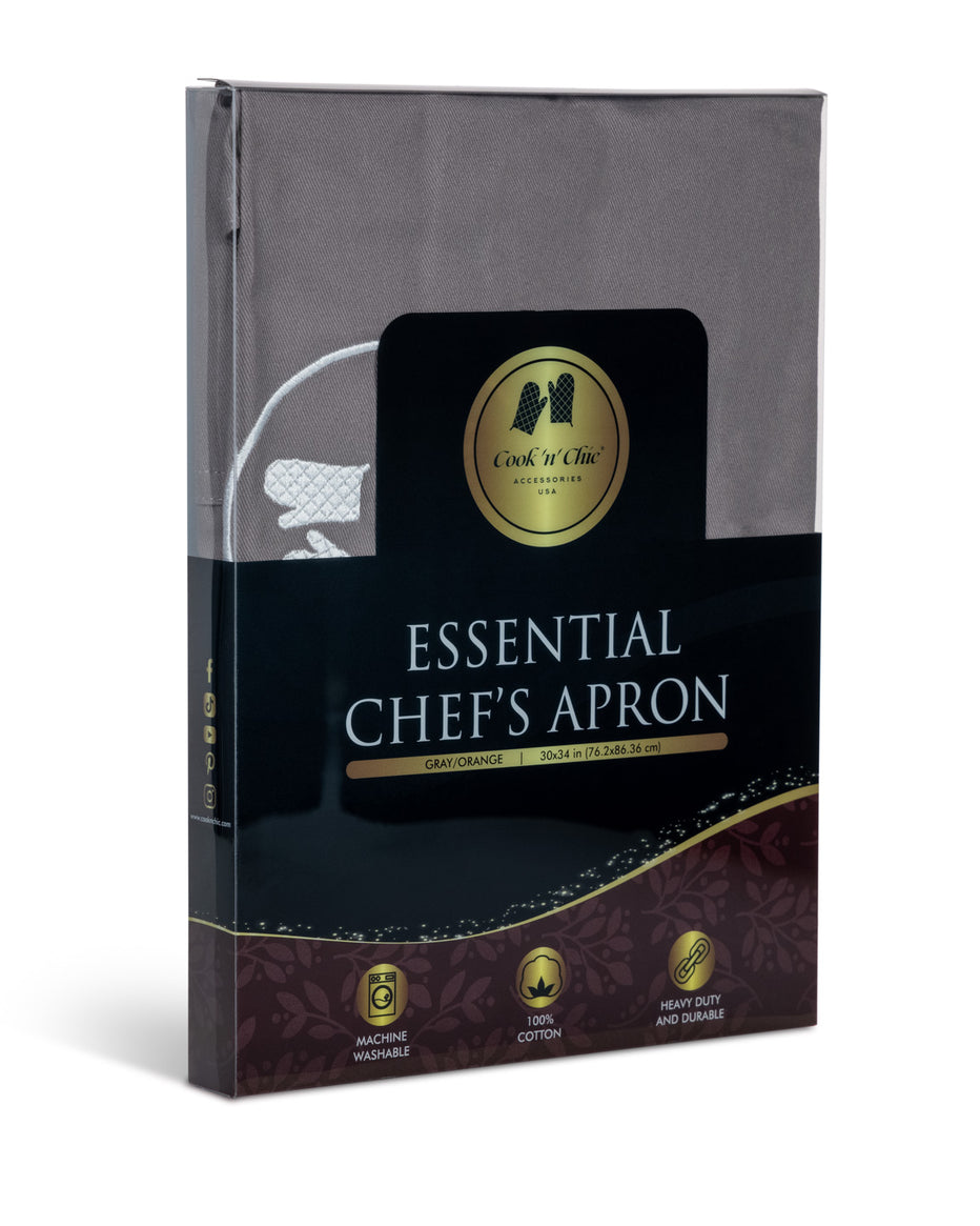 Kitchen Apron for Women & Men - Professional Kitchen Apron with Pockets ...